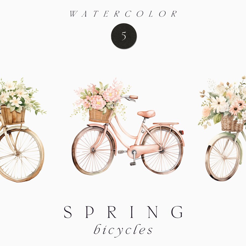 Bicycle Watercolor - Etsy