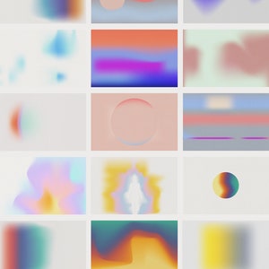 Abstract Grained Gradients Collection - Aura Spiritual Abstract Backgrounds - Gradient ...