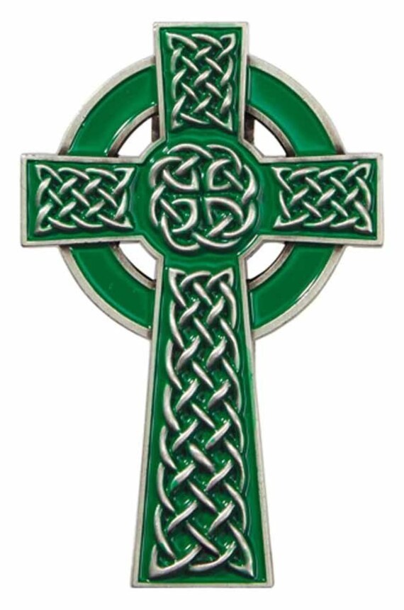 Green Celtic Cross