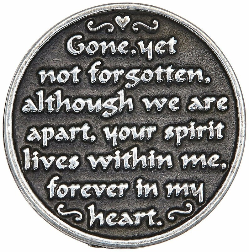 In Loving Memory Pocket Token 1 Diameter With - Etsy