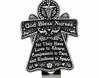 God Bless Our Police Cross Visor Clip | Etsy