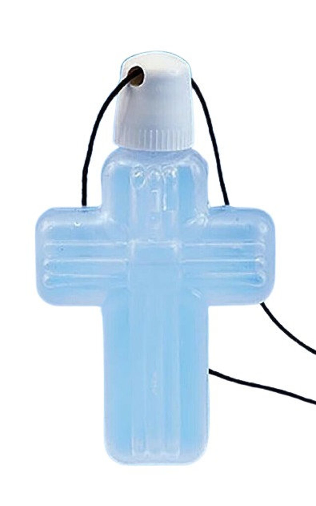 Cross Holy Water Bottle Pendant Holds 1 Ounce 2 3/4 - Etsy