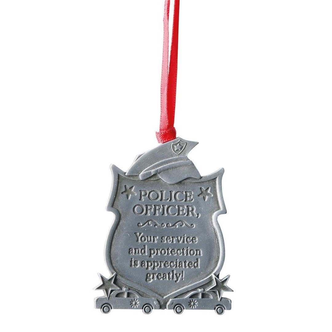 Police Officer Tribute Ornament - Etsy