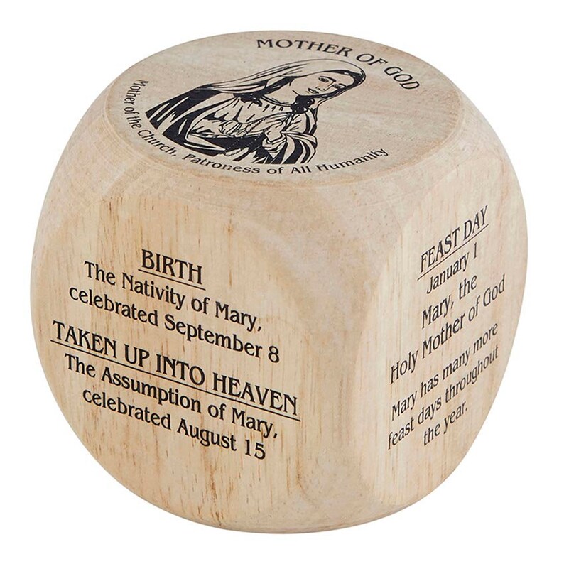 Fun Facts Cube Mary | Etsy