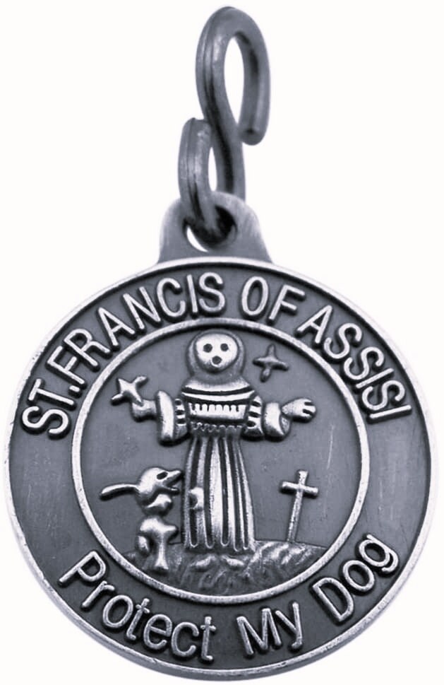 St. Francis Dog Pet Medal - Etsy