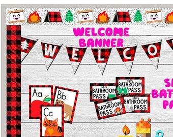 Classroom Decor Camping - Etsy