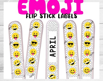 Printable Llama Flip Sticks Labels Classroom Management Name - Etsy
