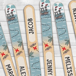Pirate Themed Flip Stick Labels // Classroom Management // Name Sticks ...