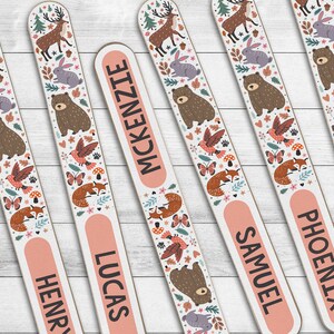 Woodland Themed Flip Stick Labels // Name Sticks // Equity Sticks ...