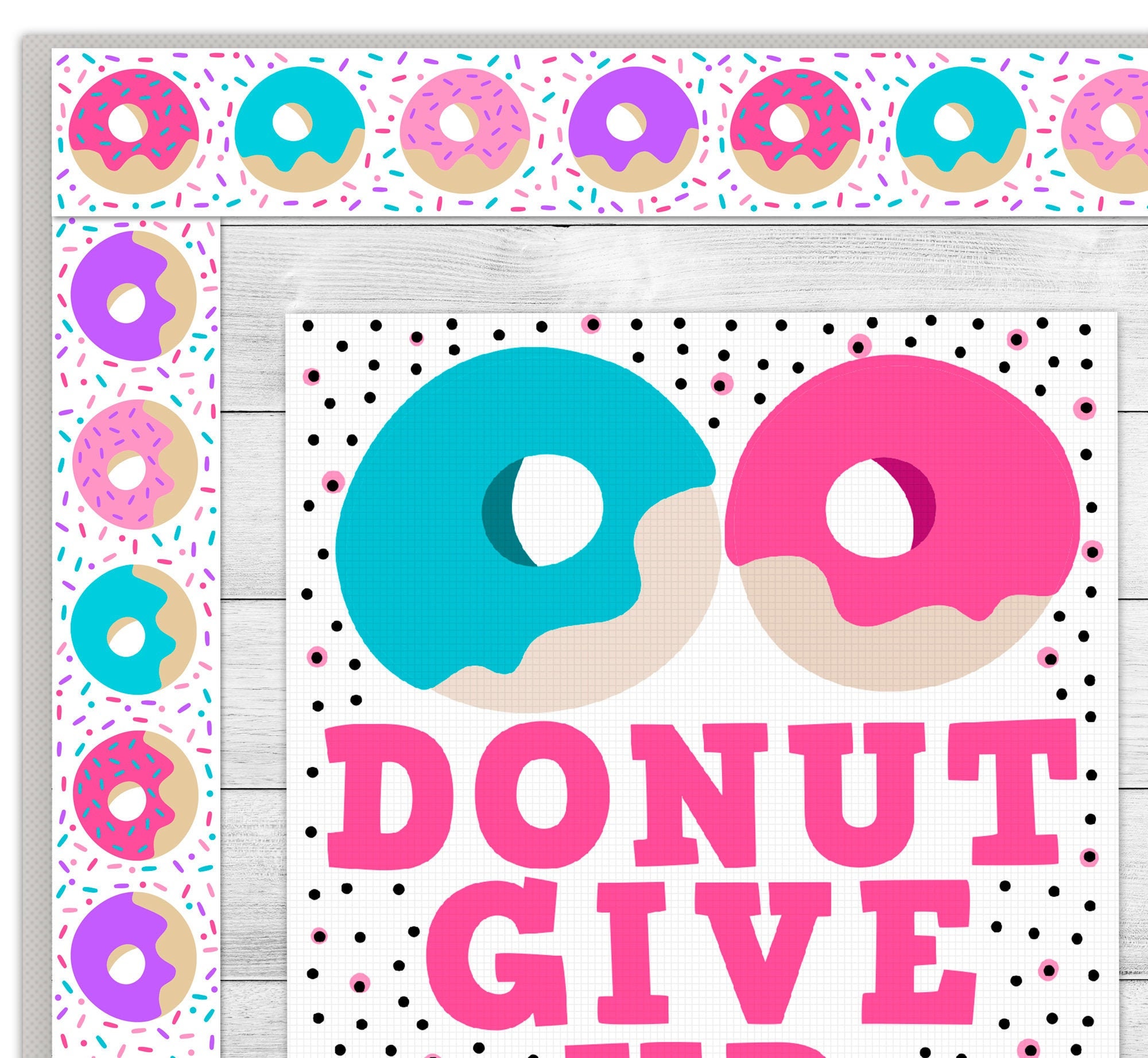 Donut Theme Classroom Idea Classroom Decor Idea Printable - Etsy