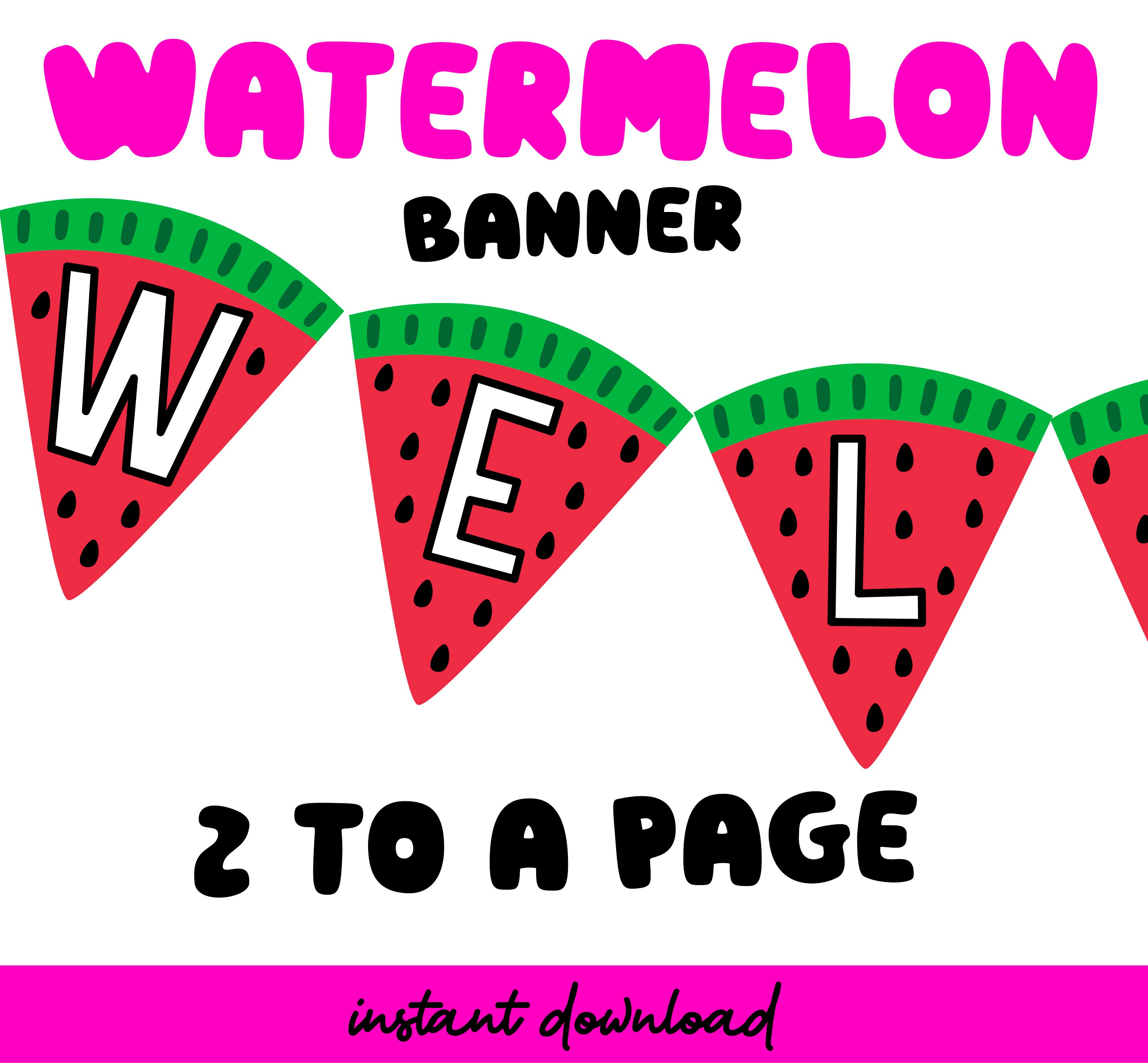 Watermelon Page Border