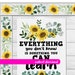Printable Sunflower Themed Bulletin Borders in 3 Matching Styles ...
