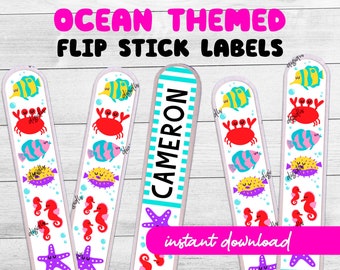Ocean Sticks - Etsy