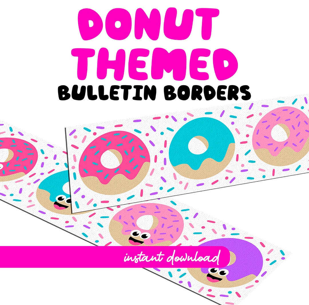 Donut Theme Classroom Idea Classroom Decor Idea Printable - Etsy
