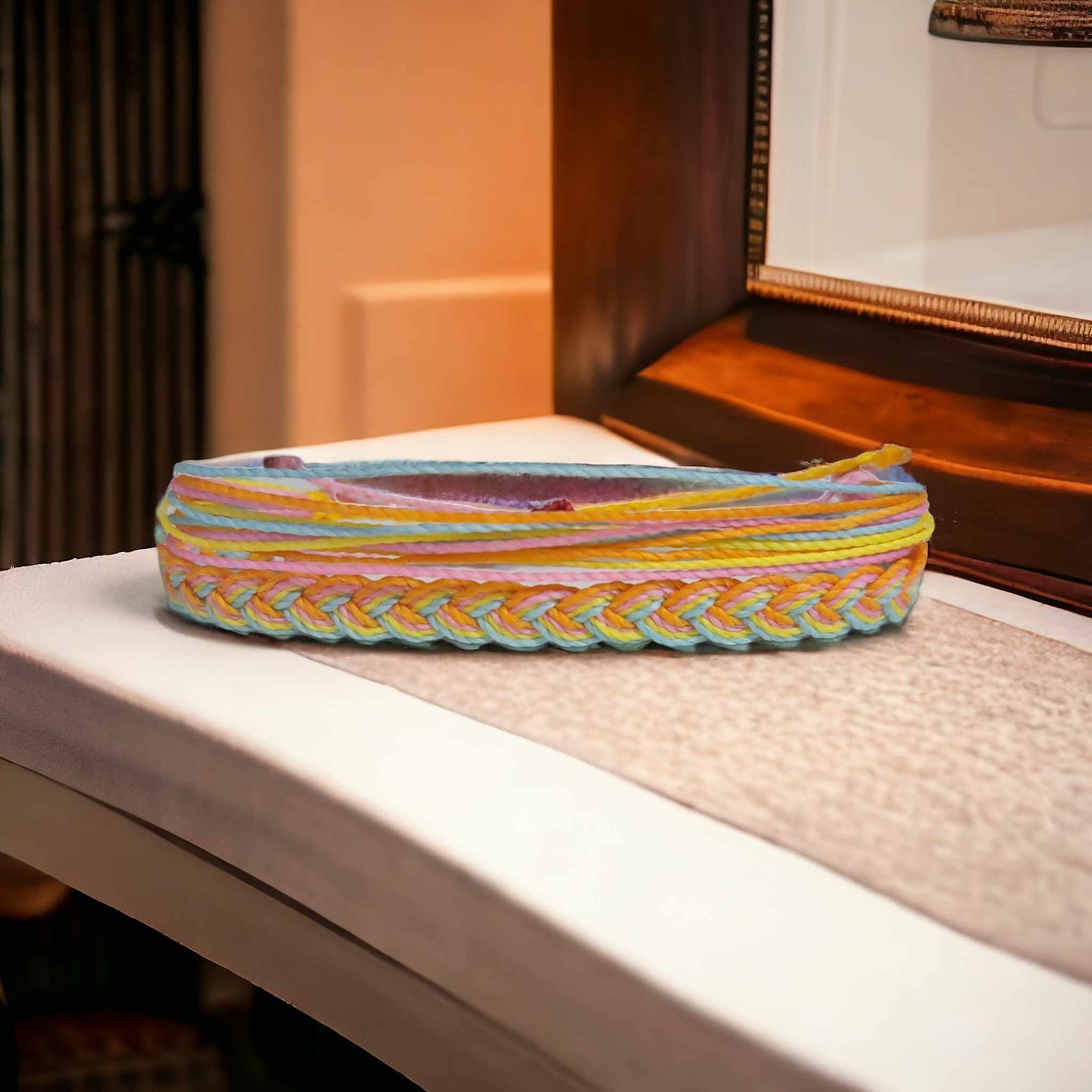 Pastel Design, Friendship Bracelet Pack - Set of Two Stackable ...