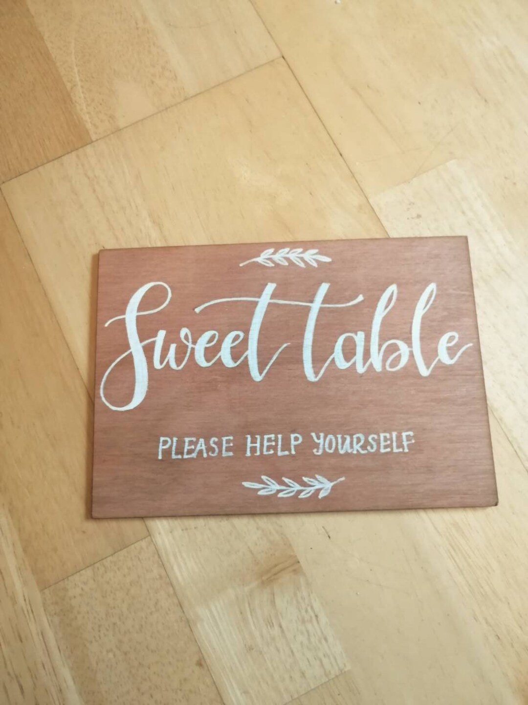 Sweet Table Wooden Wedding Sign - Rustic Wedding Decor, Dessert Table ...