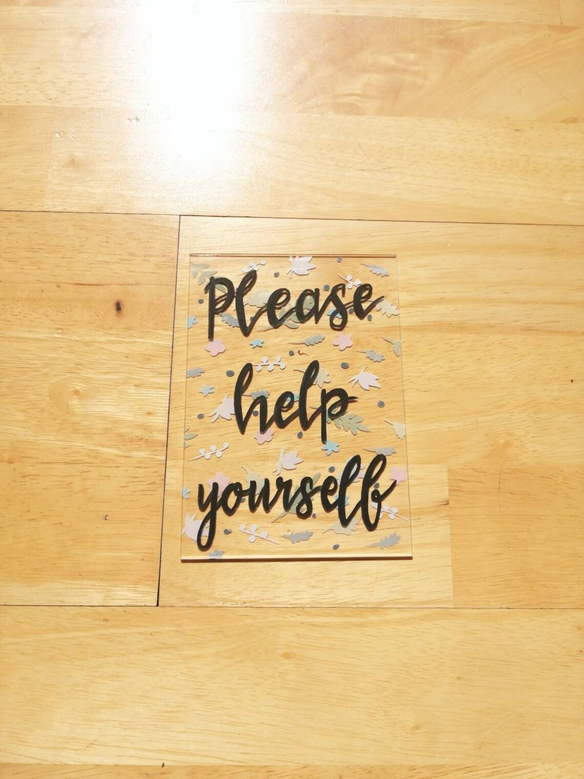 Pretty Please Help Yourself Sign Custom Handpainted Acrylic - Etsy