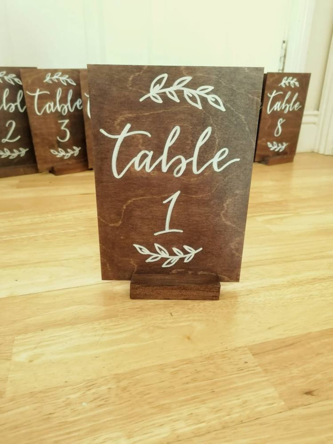 Rustic Wood Table Numbers: Barn Wedding Decor - Etsy UK