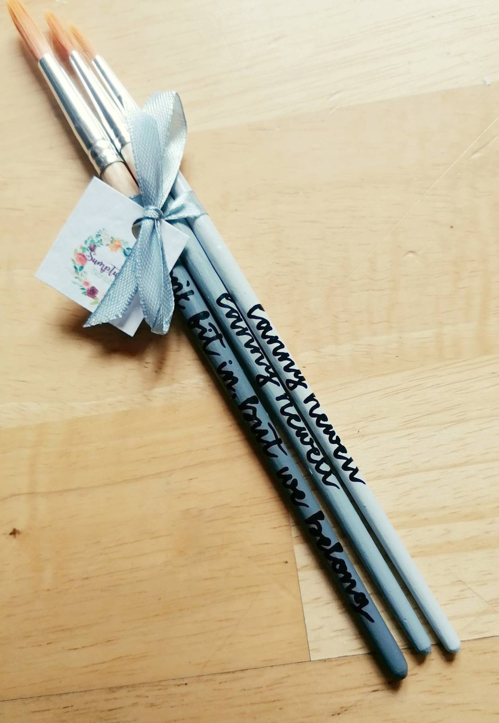 Personalised Paint Brush Custom Paint Brush Set Acrylic - Etsy UK