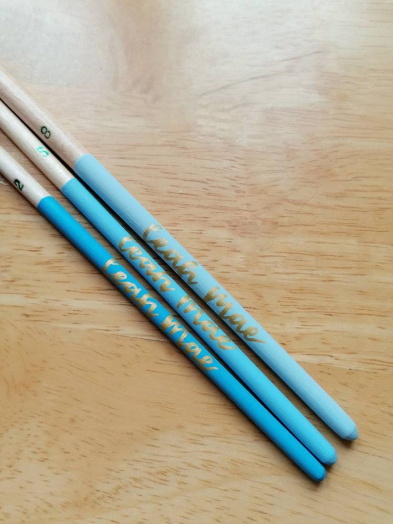 Personalised Paint Brush Custom Paint Brush Set Acrylic - Etsy UK