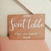 Sweet Table Wooden Wedding Sign Rustic Wedding Decor, Dessert Table ...