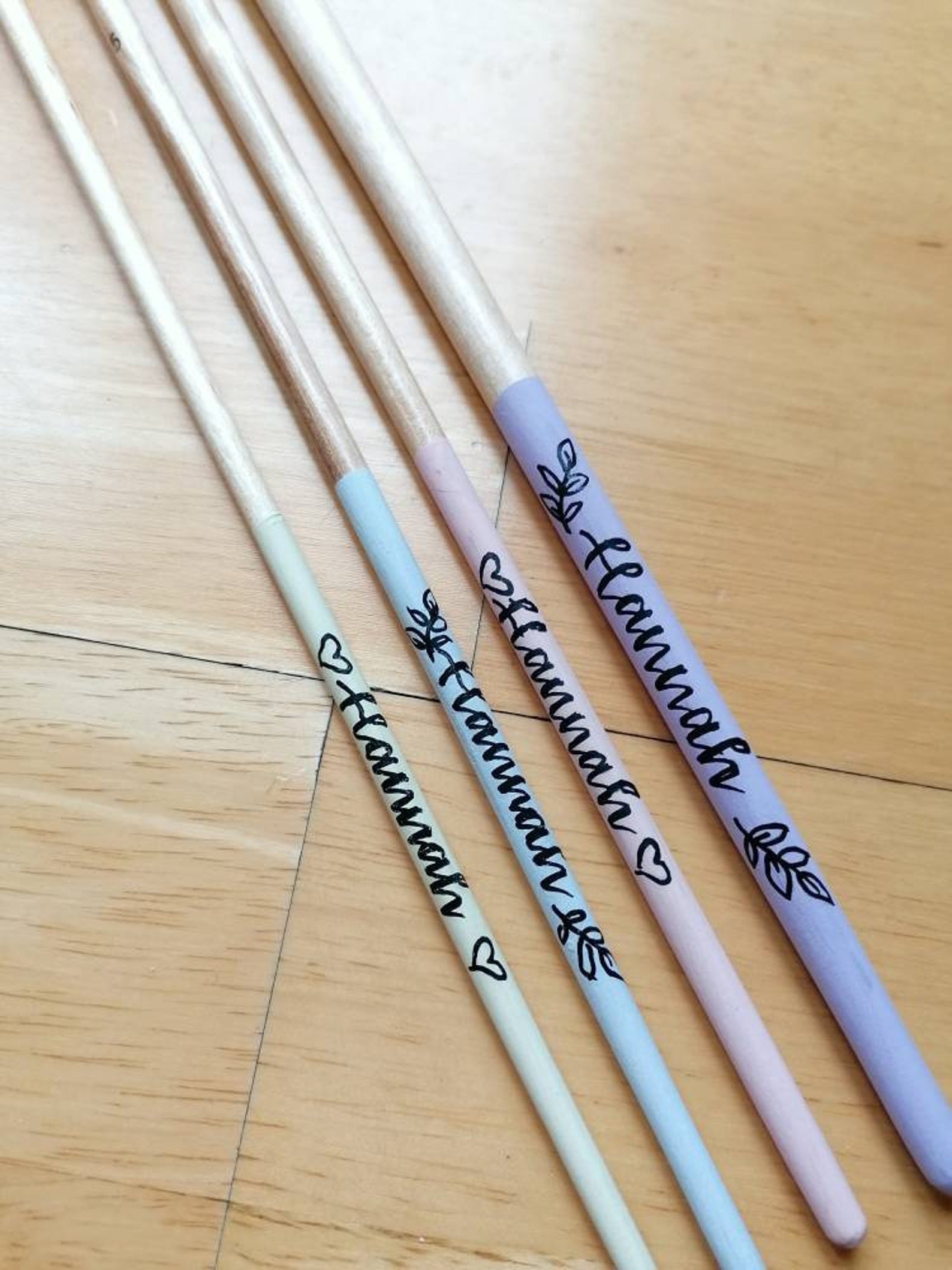 Personalised paint brush custom paint brush set acrylic | Etsy