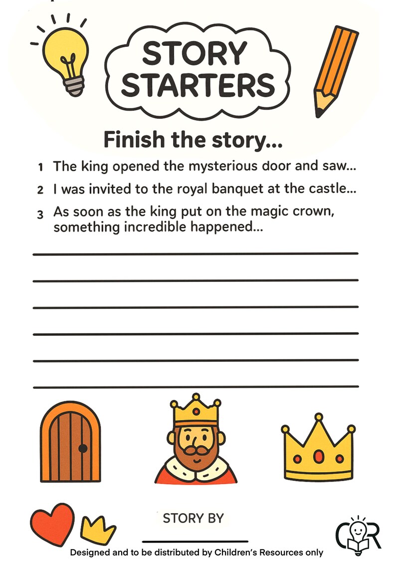 Story Starters - Fantasy (writing and Storytelling Prompts for Kids ...