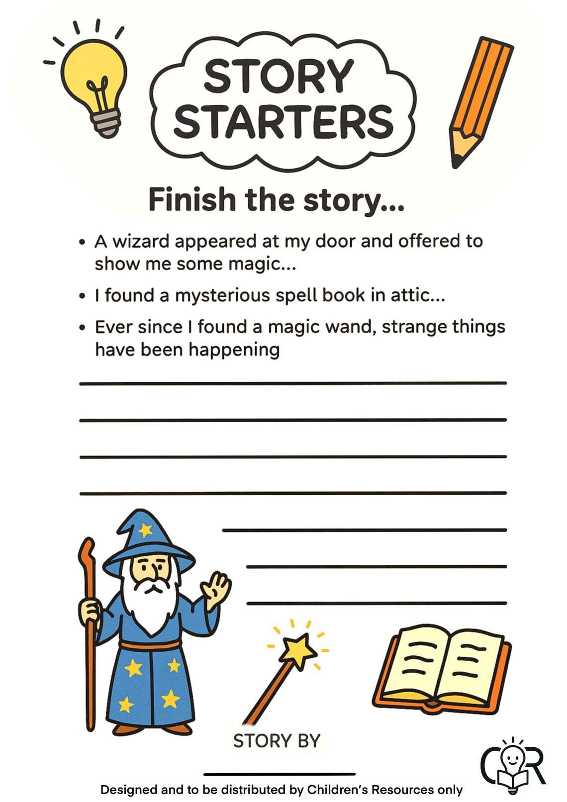 Story Starters - Fantasy (writing and Storytelling Prompts for Kids ...