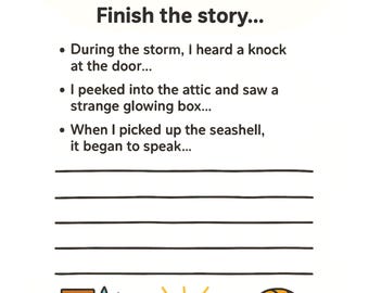Story Starters - Fantasy (writing and Storytelling Prompts for Kids ...