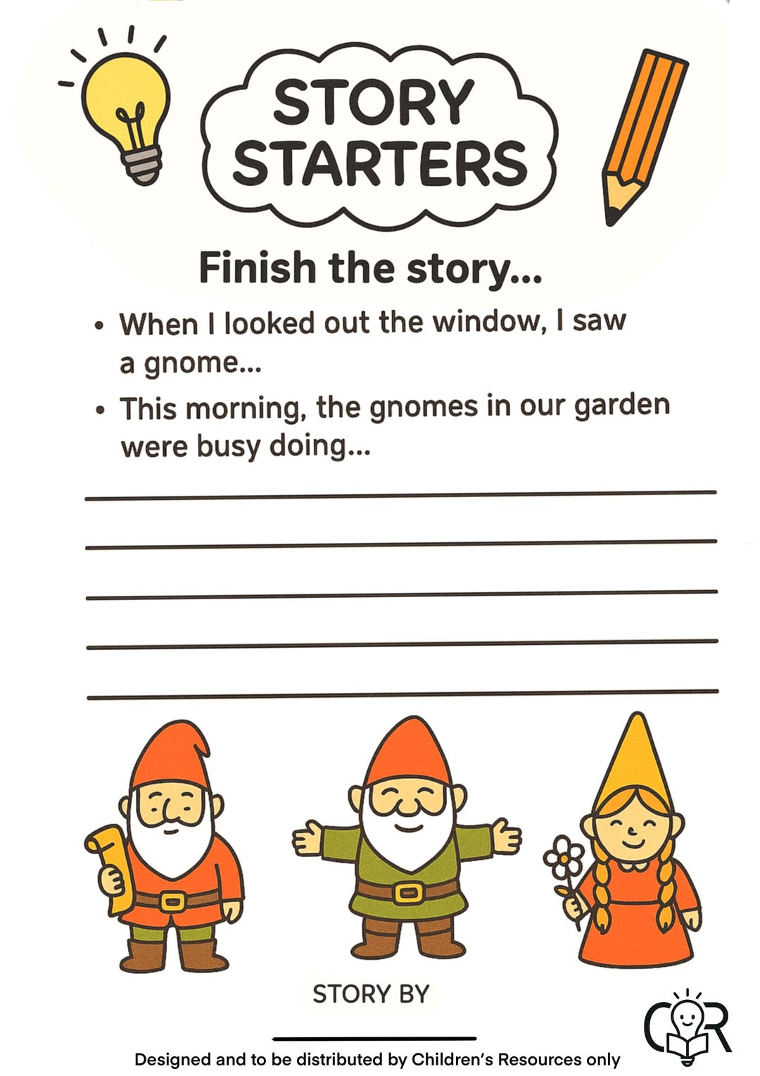 Story Starters - Set #002 (writing and Storytelling Prompts for Kids ...