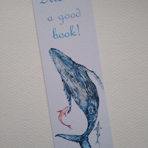 Whale Bookmark - Etsy