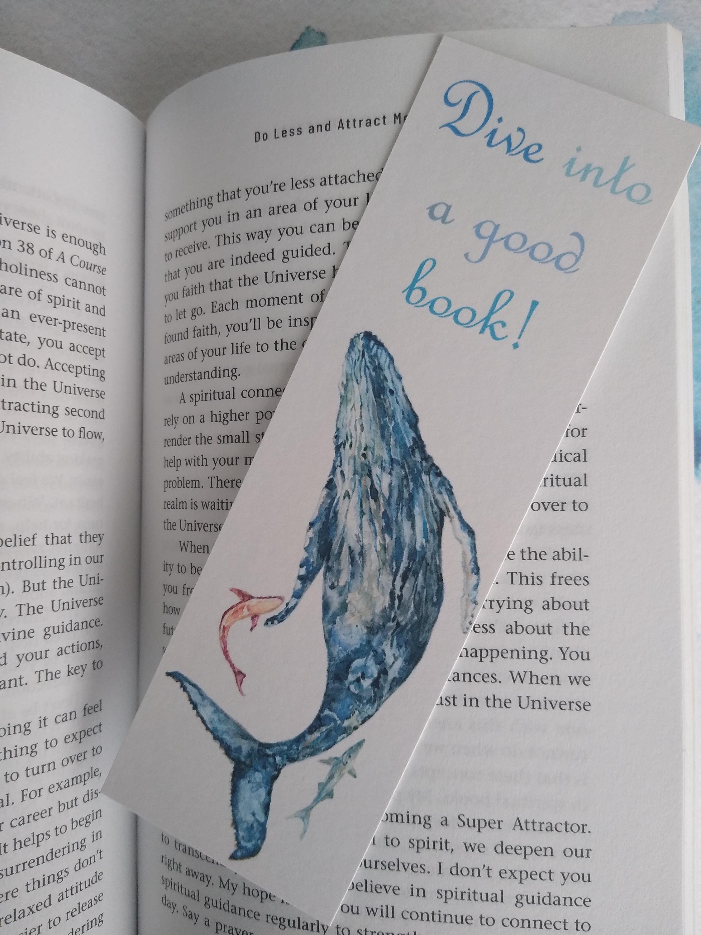 Whale Bookmark - Etsy