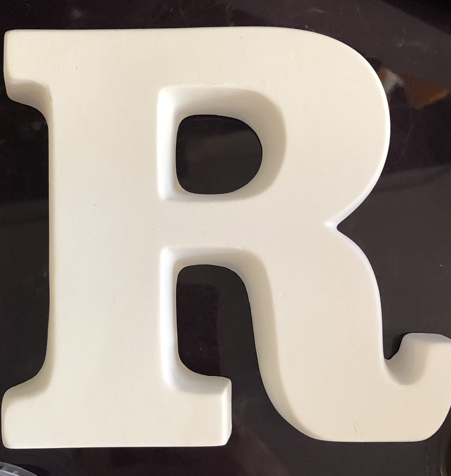 Ceramic Alphabet Letter Painting Kit. Letter 'R' - Etsy UK