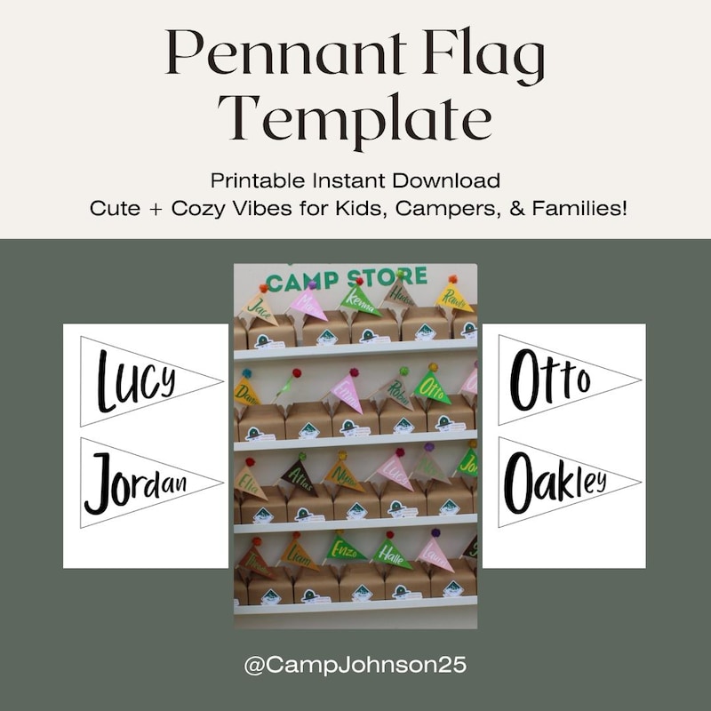 Pennant Printable - Etsy