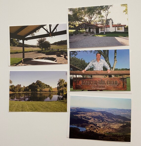5 pc Vintage Reagan Ranch Card Set / Vintage Tarjeta de - Etsy España