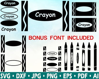 Crayola svg | Etsy