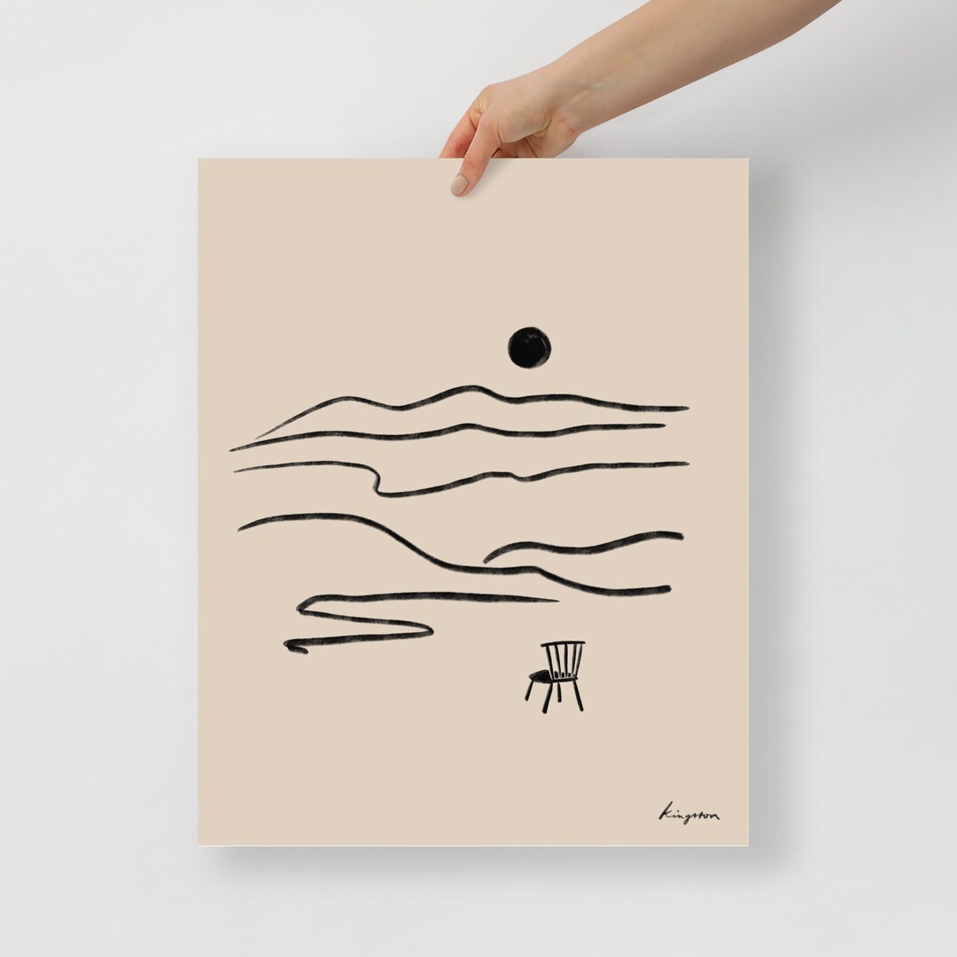 Sunrise Spot Print - Digital Drawing by Studio Kingston | Fine Art ...