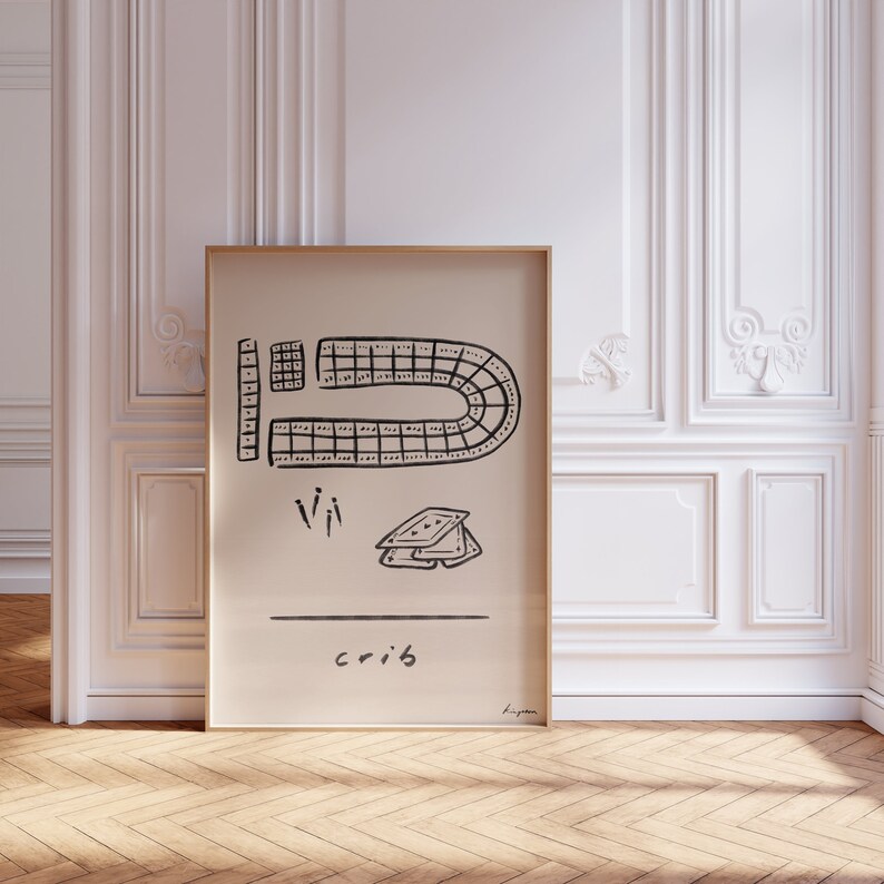 Crib Print - Cribbage Game, Digital Drawing by Studio Kingston | Fine ...