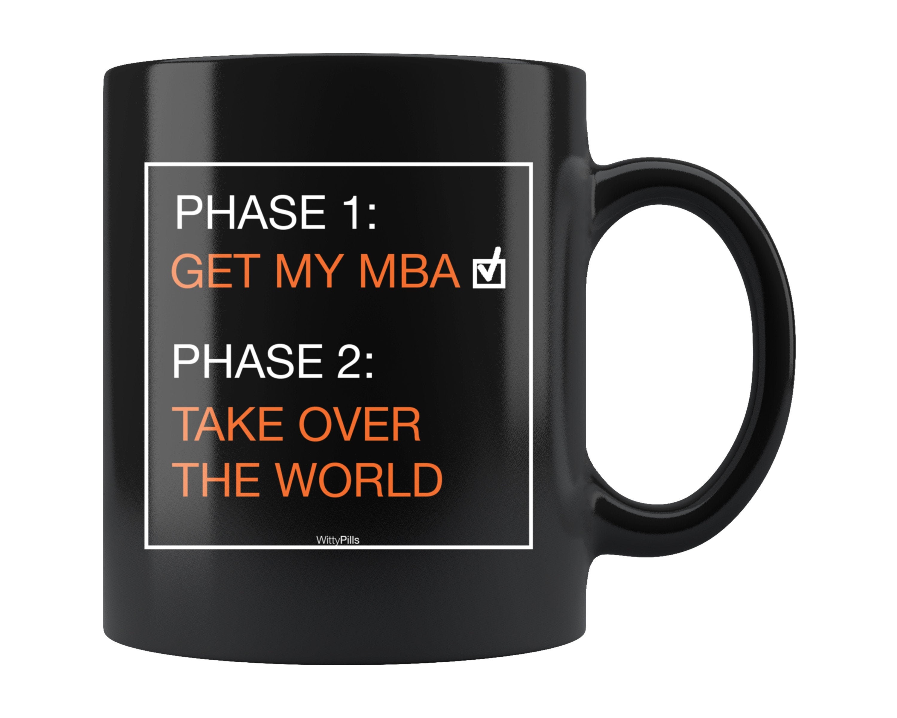 Masters Degree Mug, MBA Mugs, MBA Degree Gift, MBA Degree Funny Mugs ...