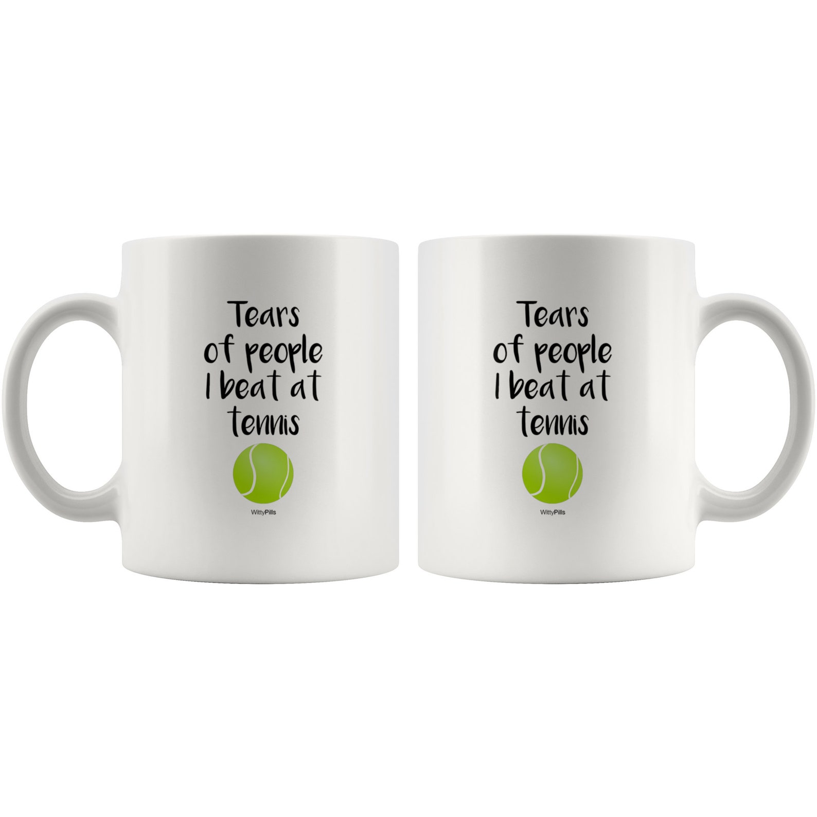 Tears of People I Beat at Tennis Mug, Gift for Tennis Player, Gift for ...
