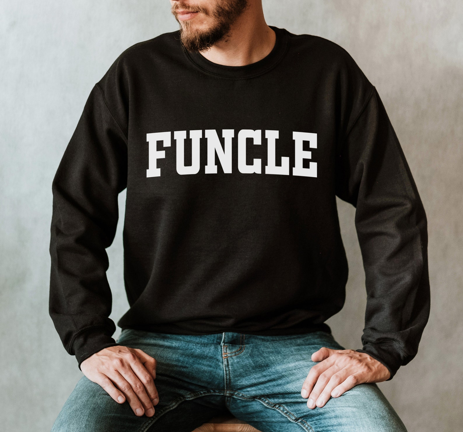 Funcle Crewneck Sweatshirt Funcle Sweatshirt Gift for - Etsy