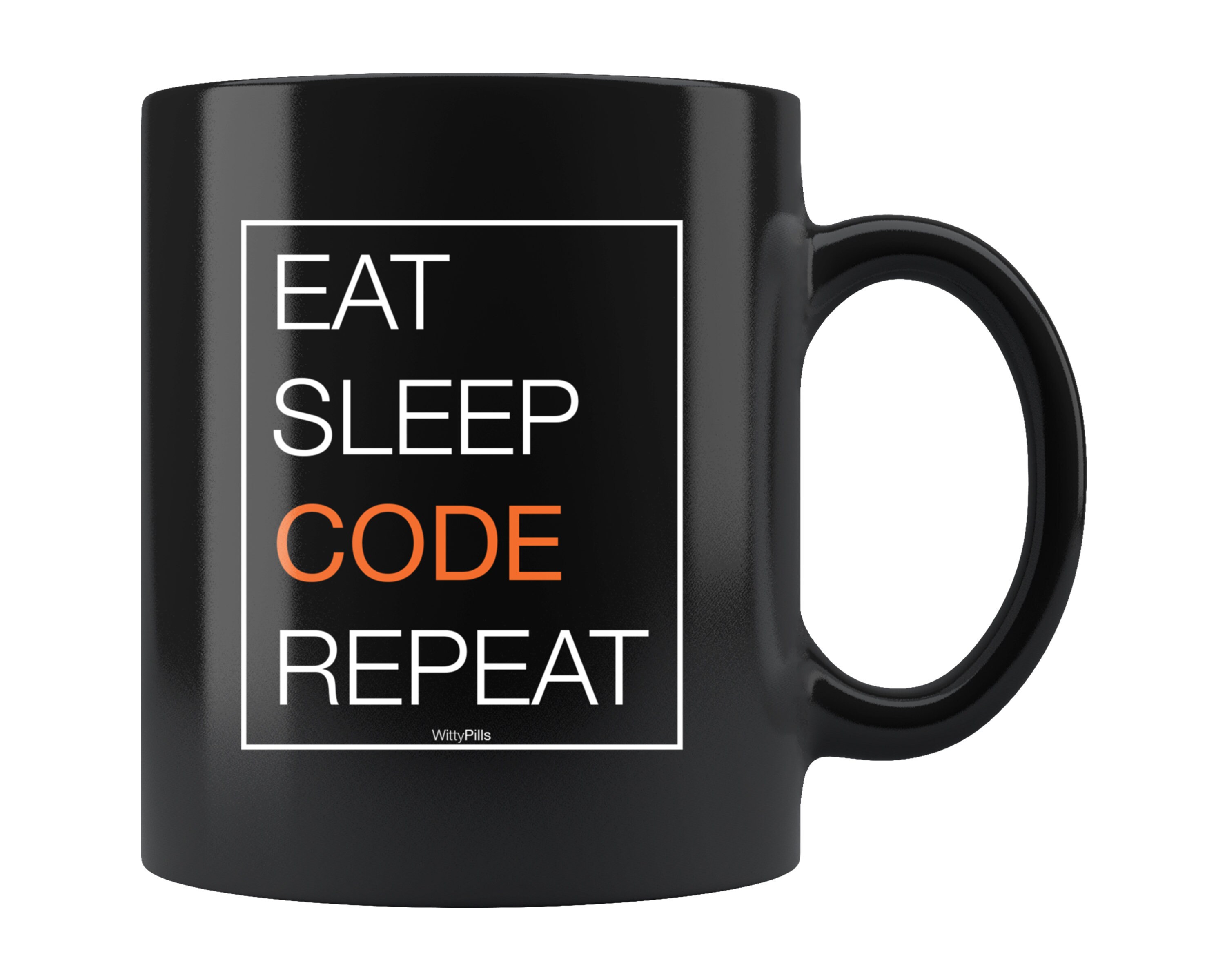 Mugs for Developers, Mugs for Hackers, Mugs for Coders, Funny Mugs for Developers, Eat Sleep ...