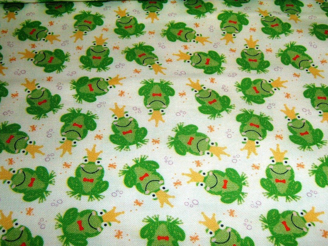 Frog Frogs Frog Camelot Cotton Patchwork Fabric 50 X 110 Cm - Etsy