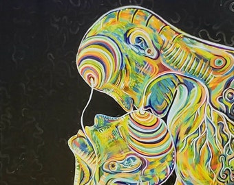 Psychedelic Trippy Alien Art - Etsy