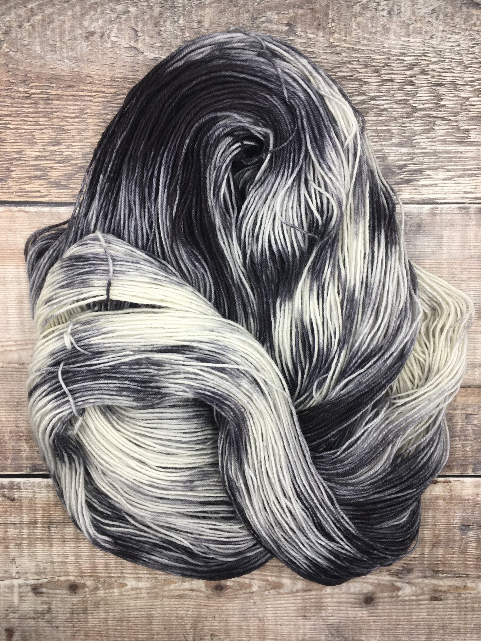 Hand Dyed Yarn the Spilled Inkwell Blue Faced - Etsy