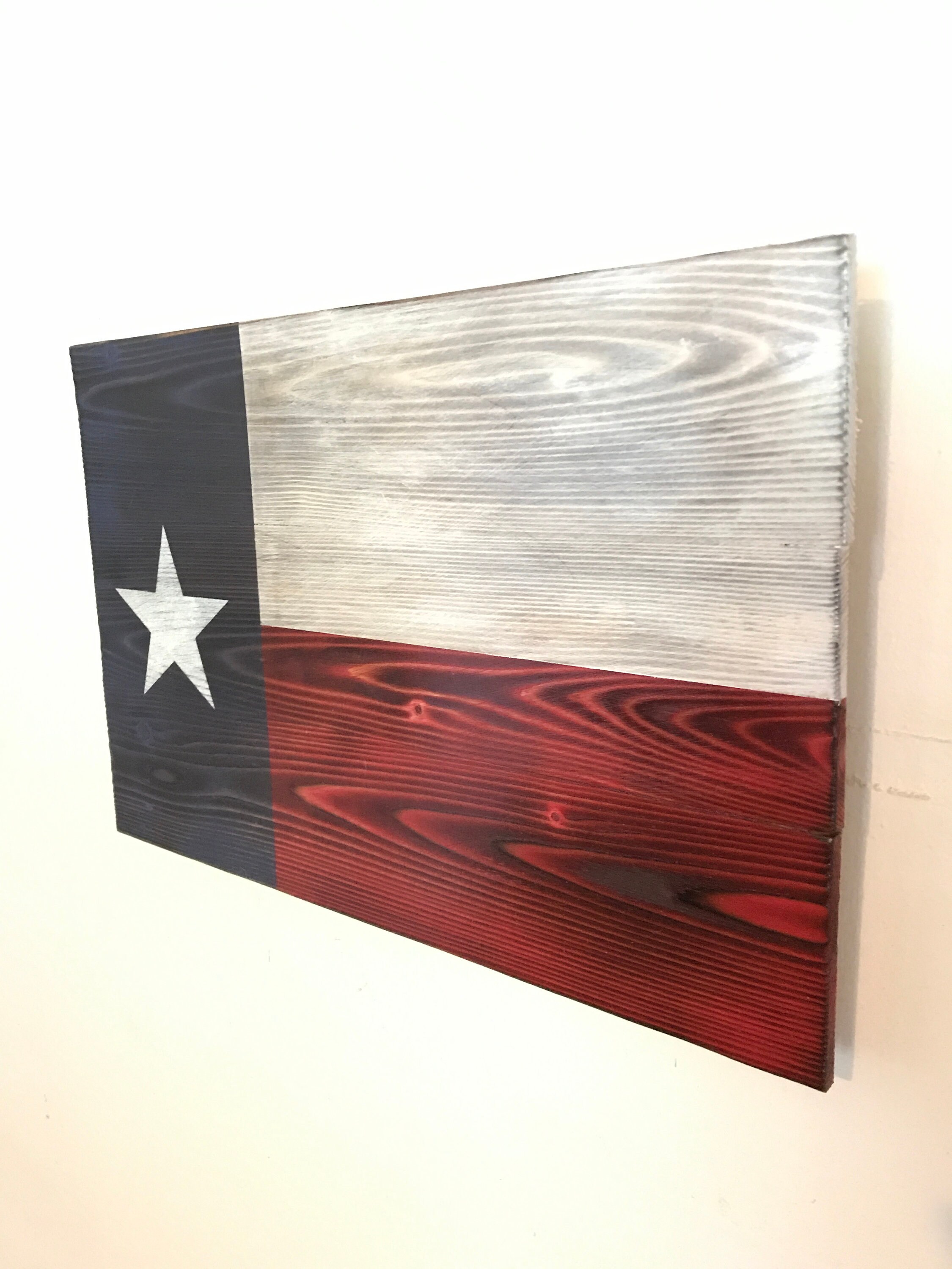 Rustic Wood Texas Flag Texas Wall Art Rustic Texas Decor - Etsy