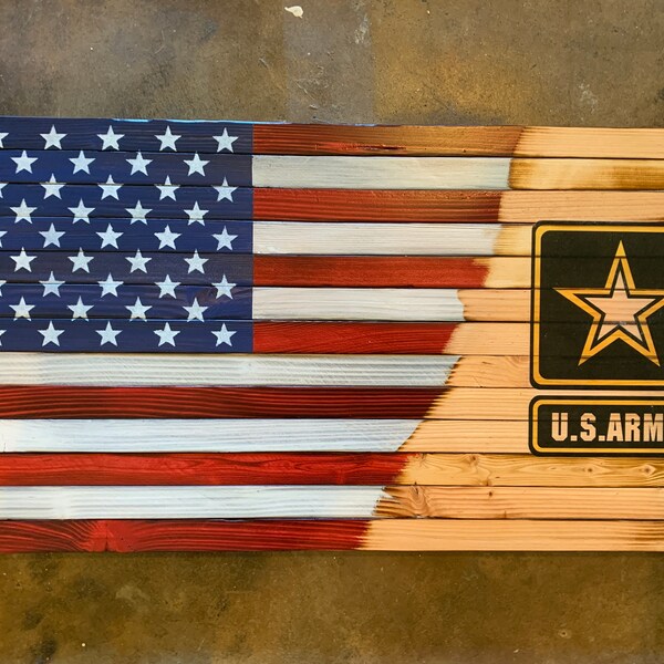 Rustic Air Force Flag - Etsy