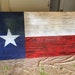 Rustic Wood Texas Flag, Texas Wall Art, Rustic Texas Decor, Wooden ...