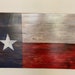 Rustic Wood Texas Flag, Texas Wall Art, Rustic Texas Decor, Wooden ...
