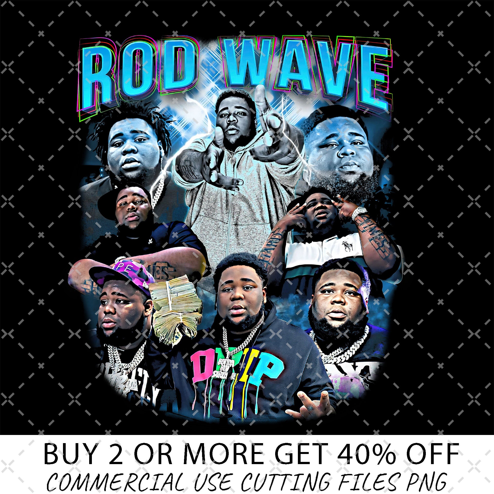 Rod Wave Png, Rod Wave Png, Bootleg Rod Wave Graphic Png, Concert Png ...